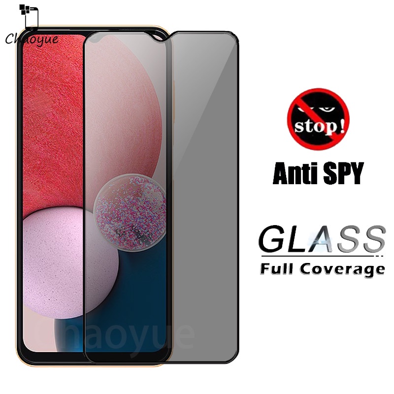 ฟิล์มกระจก เต็มจอ สำหรับ กันมองกันเสือก 9H รุ่น Samsung Galaxy A16 A06 S24 S23 S21 S20 FE A55 ...