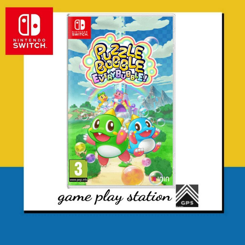 nintendo switch puzzle bobble everybubble! ( english zone 2 ) | Shopee ...