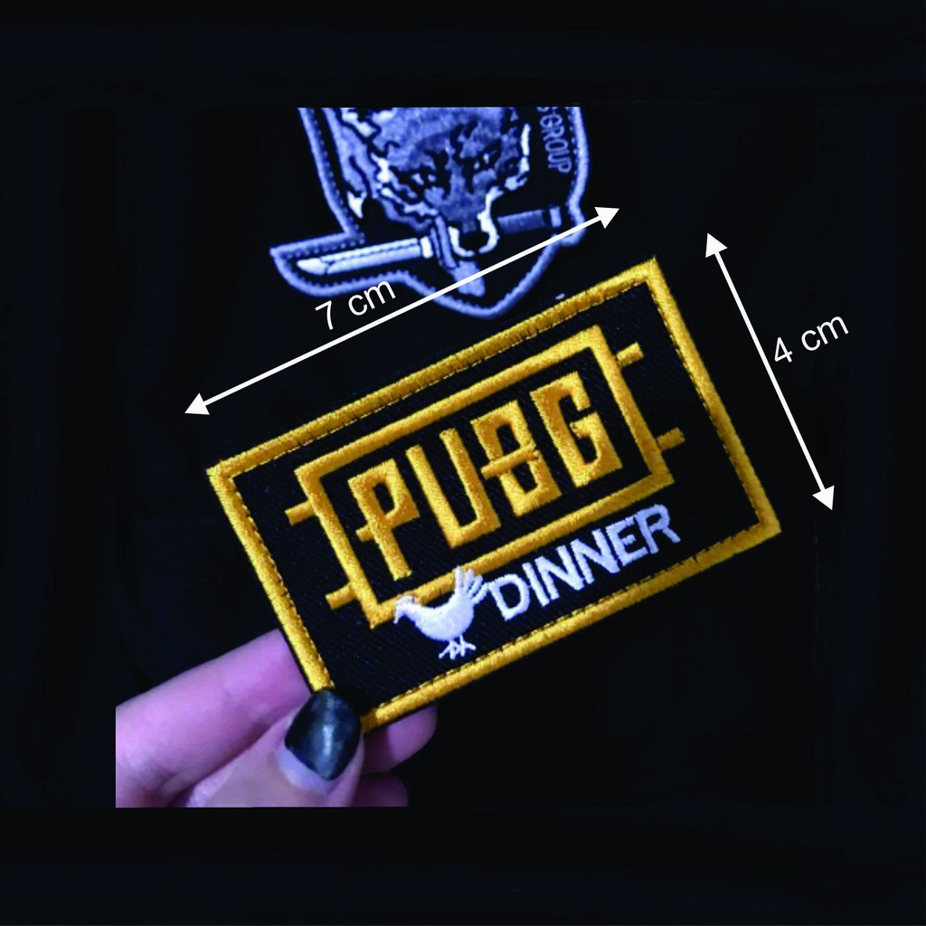 แพทช์เหล็ก PUBG Chicken Dinner | Shopee Thailand