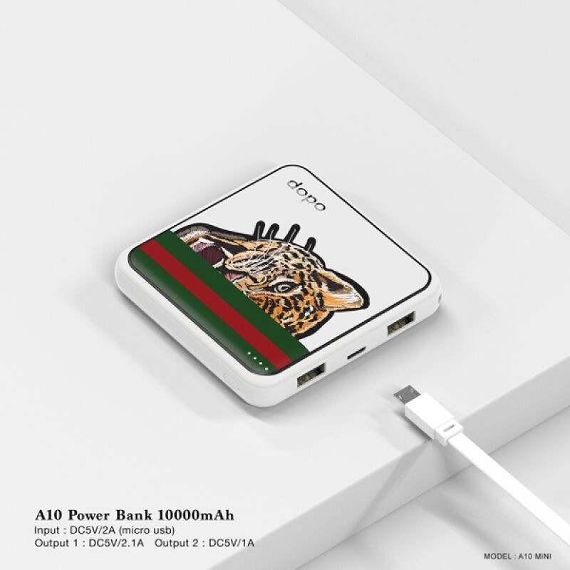 Power Banks แบตเตอรี่สำรอง dopo Power Bank รุ่น A10 mini (Tiger) ขนาด ...