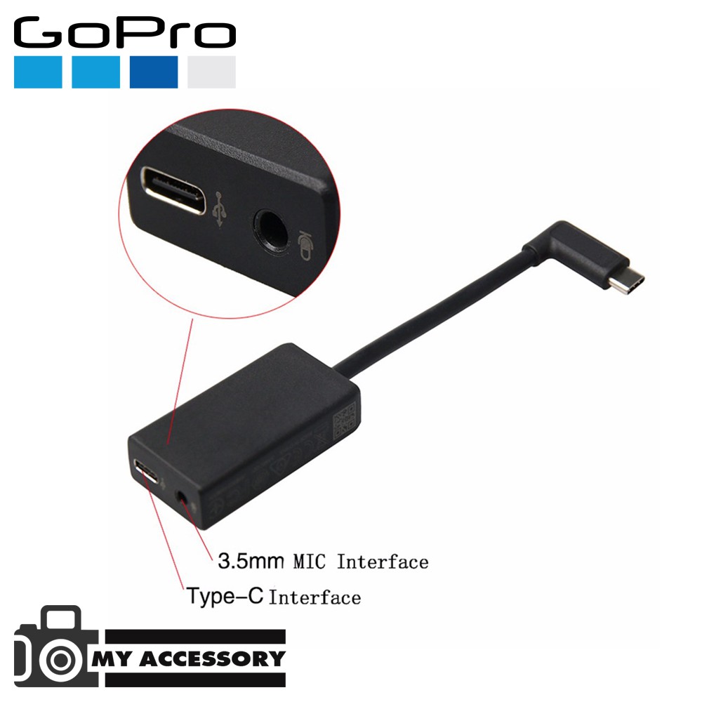 GOPRO PRO 3.5MM MIC ADAPTER อะแดปแปลงไมค์โกโปร ตัวแปลงไมค์ ของแท้100% ...