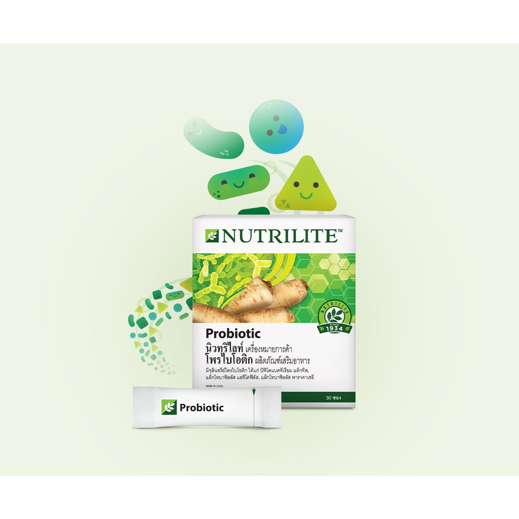 โพรไบโอติก Amway ฉลากไทย ช็อปไทย แอมเวย์ nutrilite Probiotic นิวทริไลท์ ...