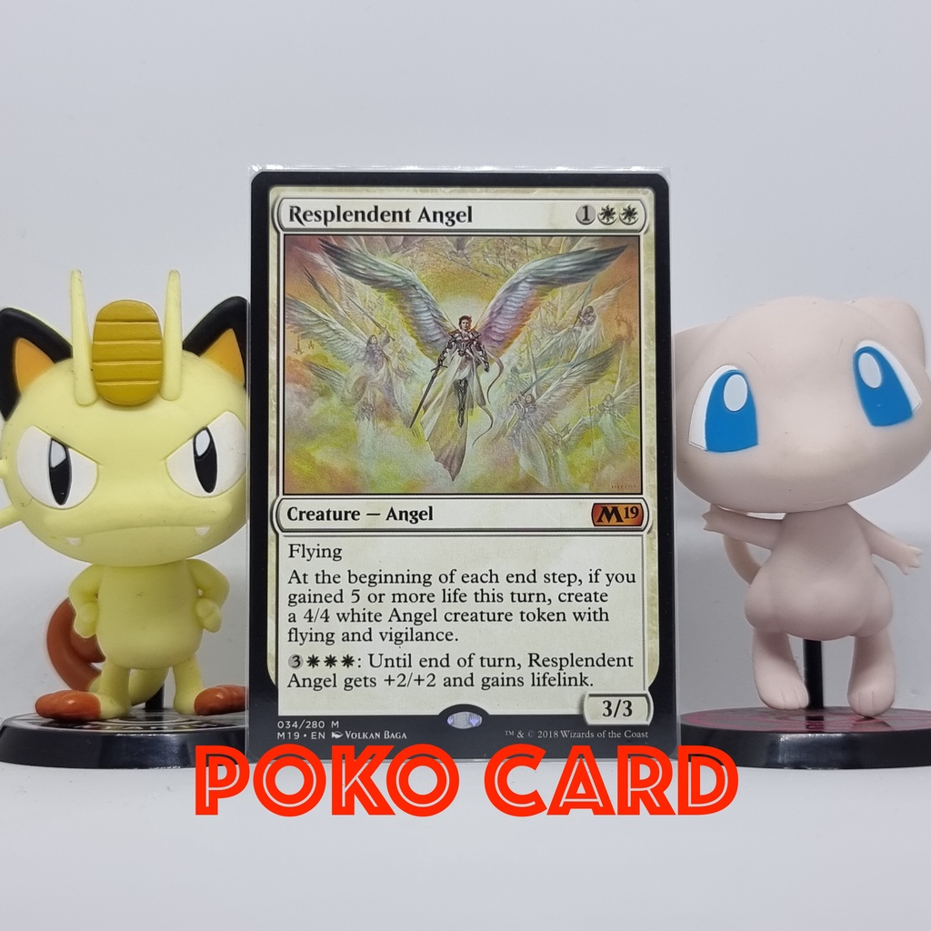 Resplendent Angel การ์ด Magic The Gathering ของแท้ จากชุด Core Set 2019 ...