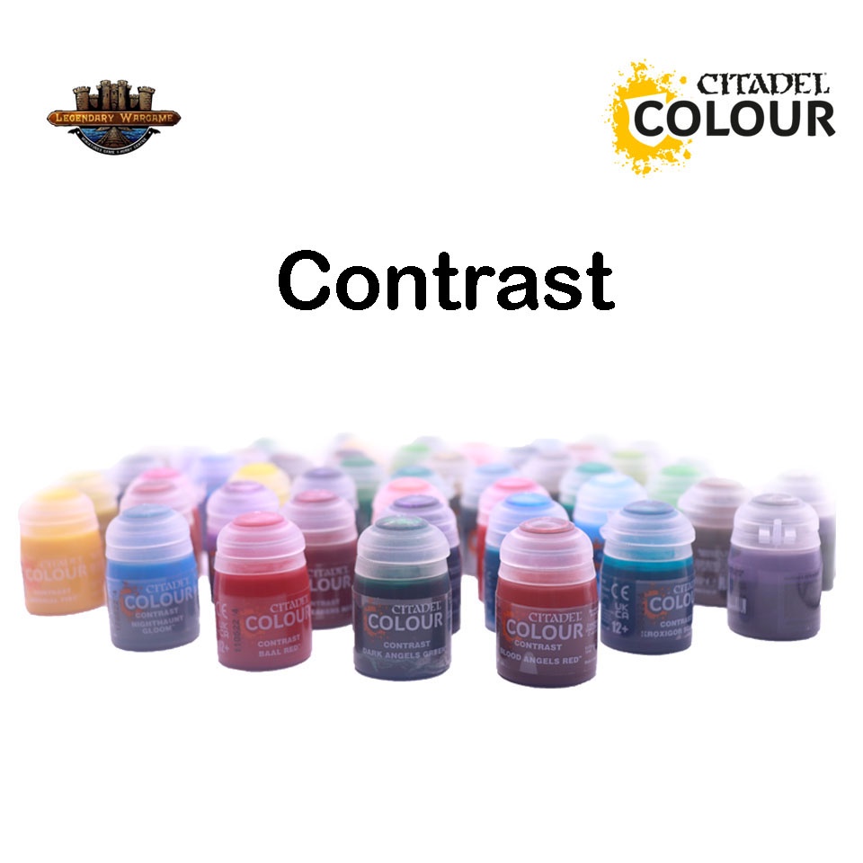 [พร้อมส่ง] Citadel : CONTRASTสีอะคริลิคสำหรับทาโมเดลรวม (18ml) | Shopee ...