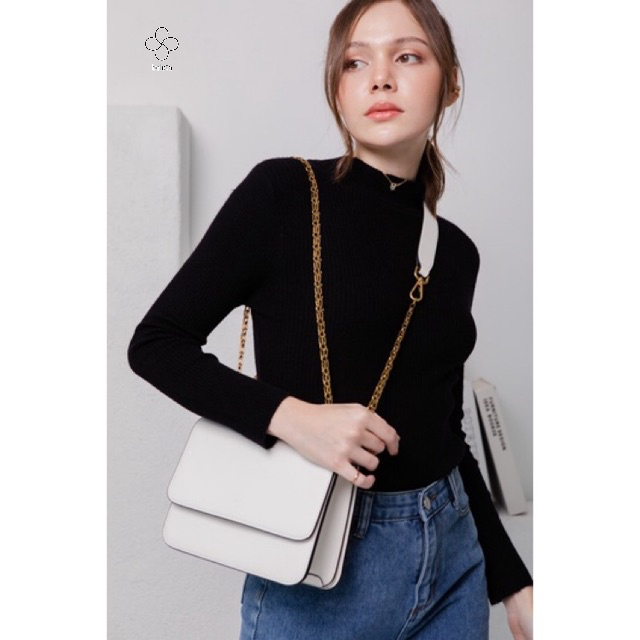 กระเป๋าสะพายแฟชั่น Belata สีขาว หนังวีแกน Premium Microfiber ถือสะพาย ...