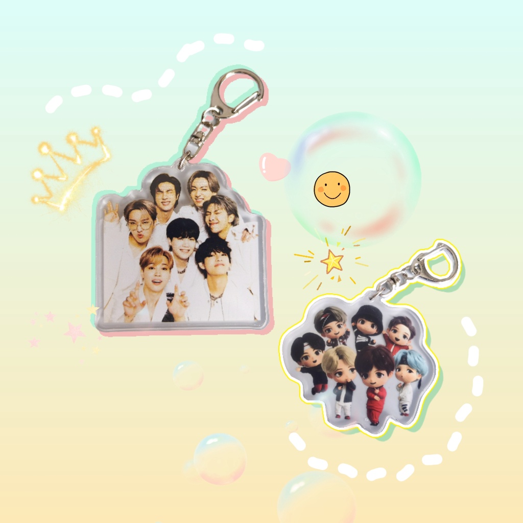 Uni.fun พวงกุญแจอะคริลิค จี้ห้อยกระเป๋า รูปศิลปินเกาหลี BTS | Shopee ...