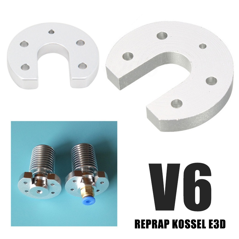 V6 แผ่นยึดอลูมิเนียม รูปตัว U สําหรับเครื่องพิมพ์ 3d Reprap Rostock Mini Kossel | Shopee Thailand