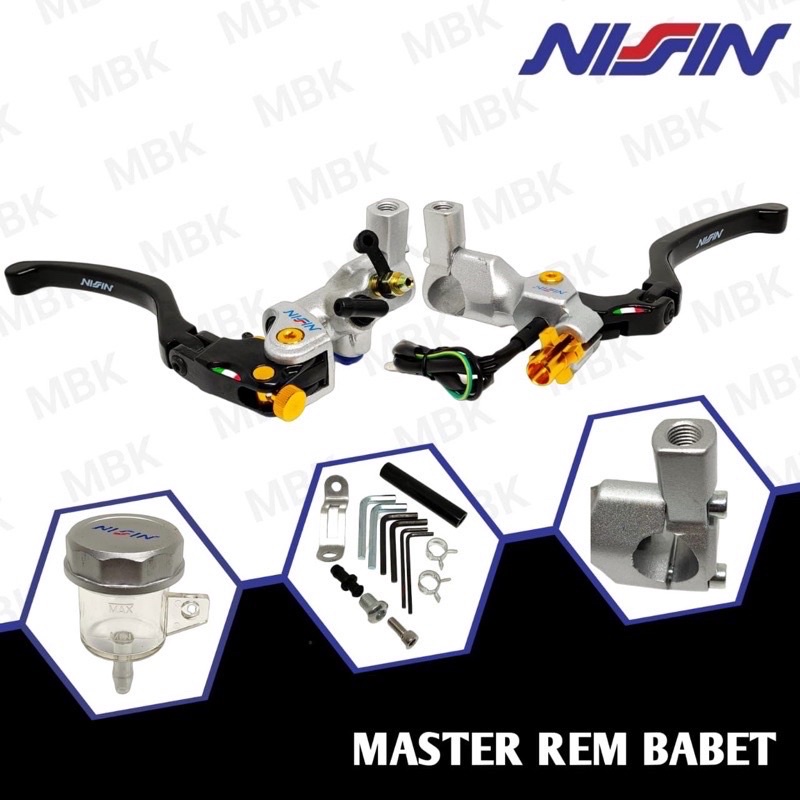 Rcb เบรก Master พร้อมท่อควันทั่วไป fu sonic Antem ninja vixion ฯลฯ ...