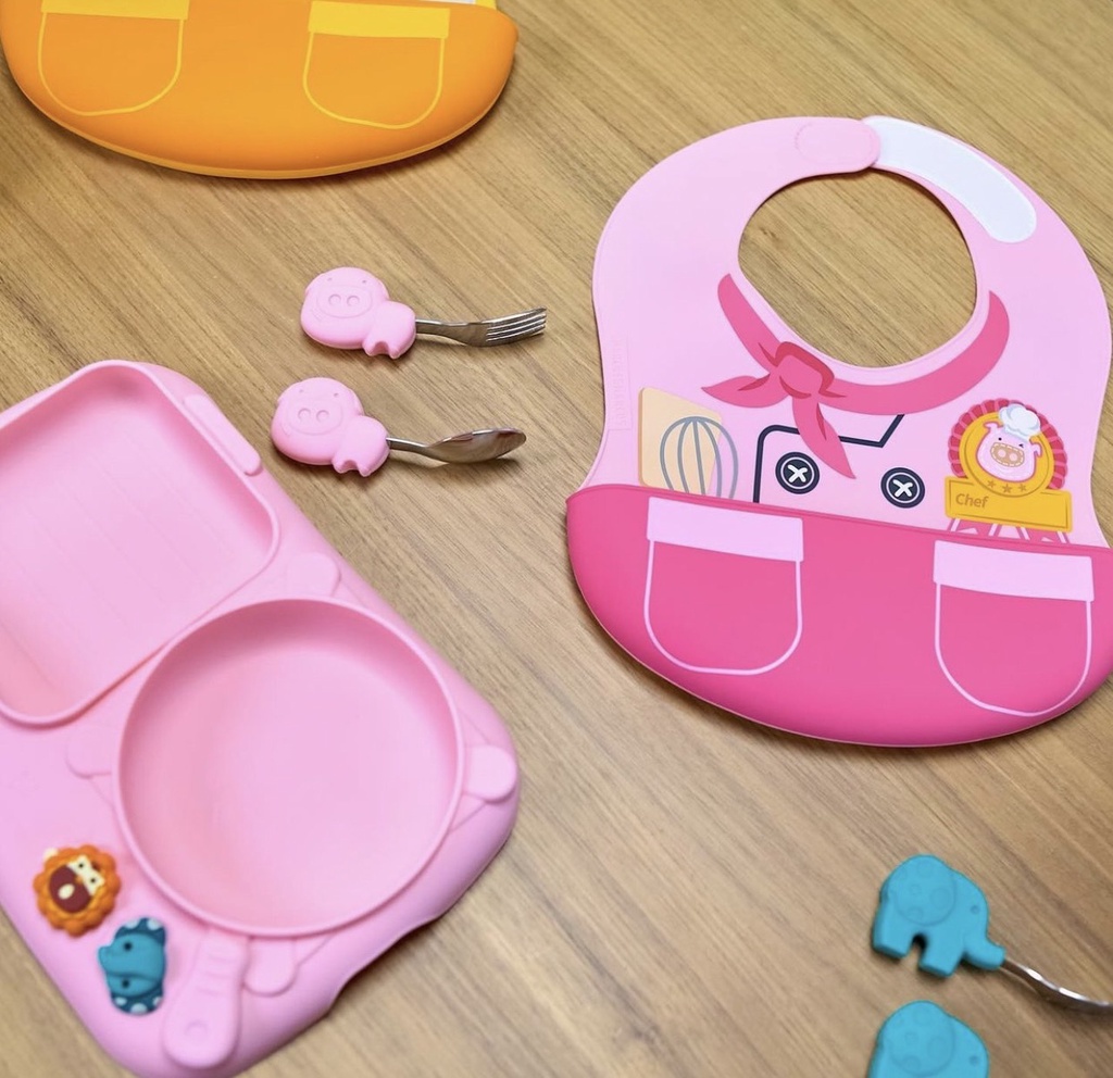 Marcus & Marcus Wide Coverage Silicone Bib ผ้ากันเปื้อนซิลิโคน ( รุ่น ...