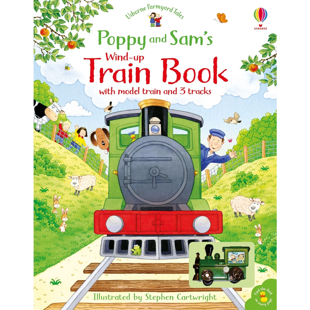Poppy and Sam's Wind-Up Train Book หนังสือเด็ก ภาษาอังกฤษ บอร์ดบุ๊ค ...