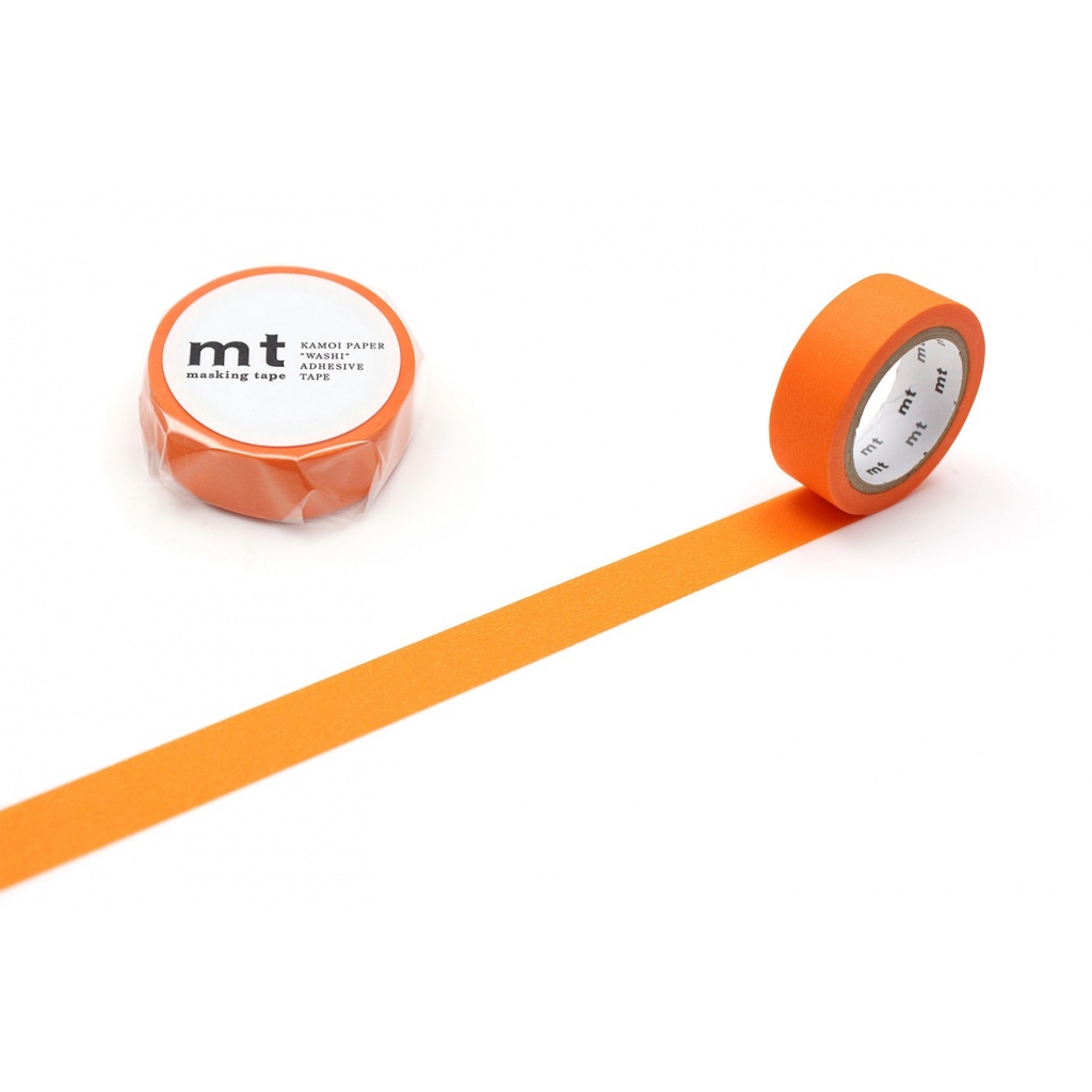 mt masking tape matte orange (MT01P511) / เทปตกแต่งวาชิ สี matte orange ...