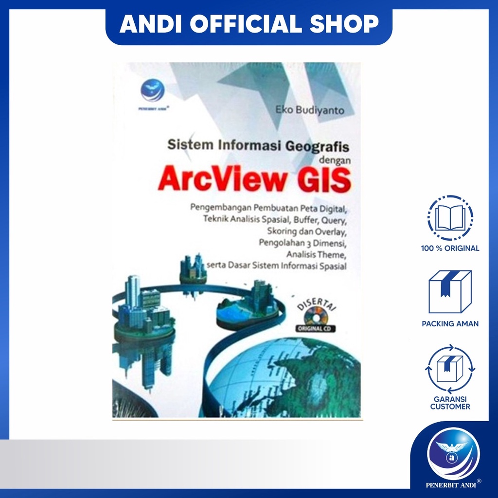 Andi สํานักพิมพ์ - ระบบข้อมูลทางภูมิศาสตร์พร้อม ARC VIEW GIS+cd - Eko Budiyanto, SPd | Shopee ...