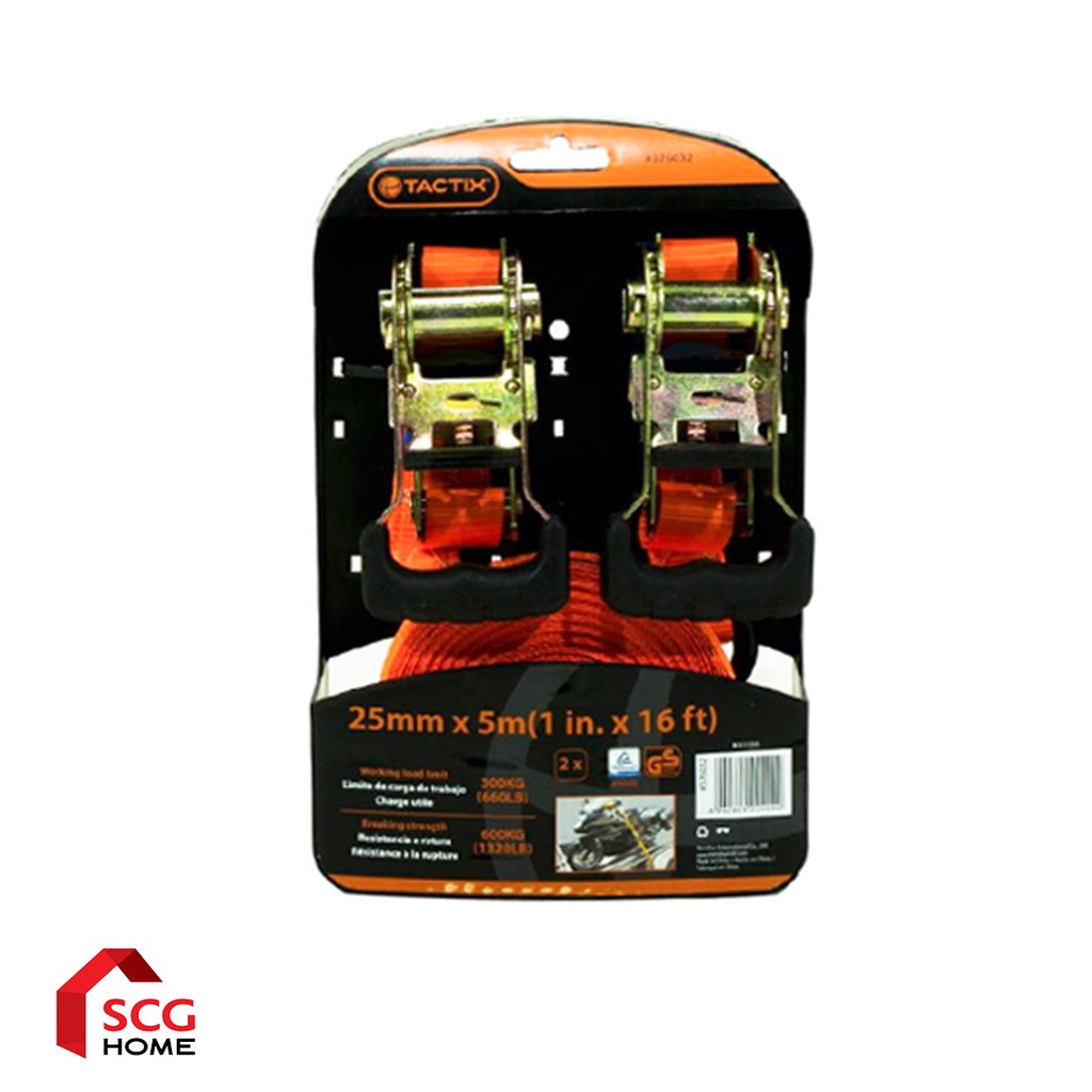 TACTIX สายรัด 25mm*5m 300kg 376032 TACTIX | Shopee Thailand