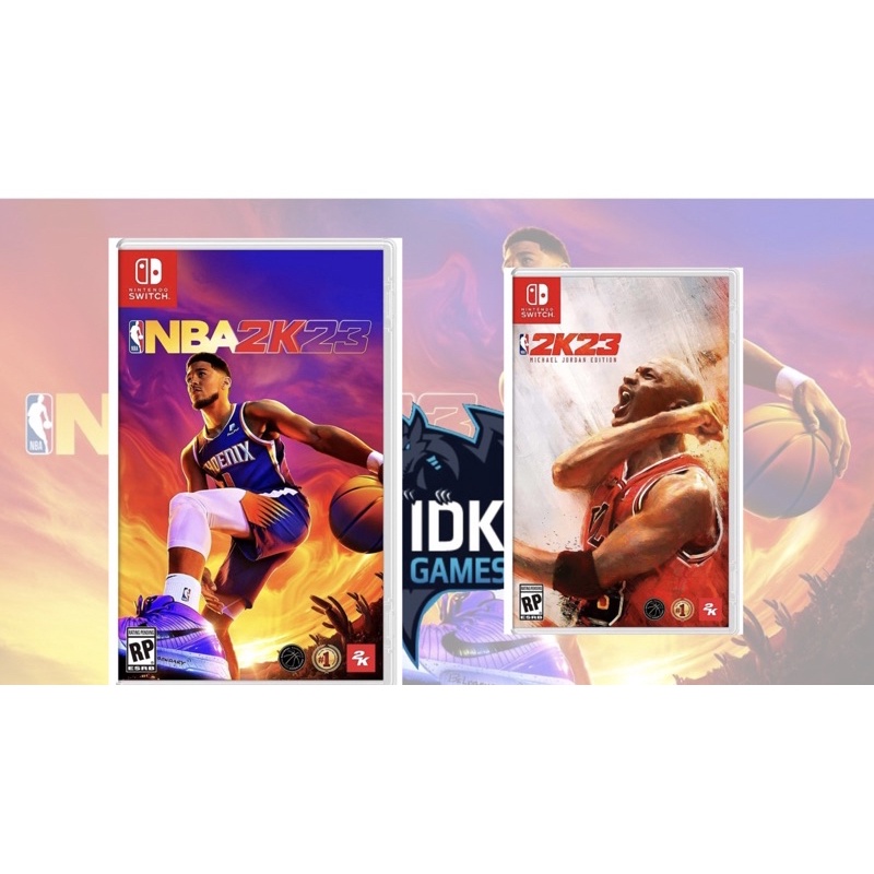 NINTENDO SWITCH : NBA 2K23 STANDARD / MICHAEL JORDAN EDITION DELUXE ...