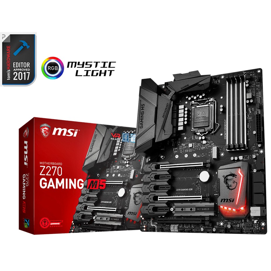 MAINBOARD (เมนบอร์ด)MSI Z270-GAMING-M5 Chipset Z270 Socket 1151 DDR4 ...