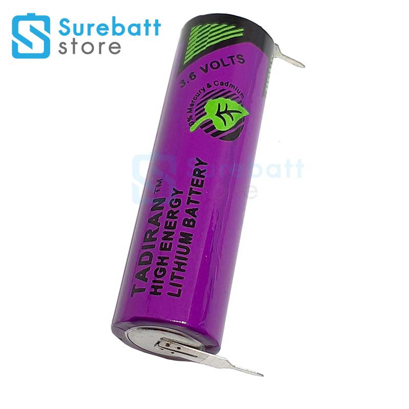 Tadiran TL-5903 (SL-360) / 14500 Lithium Battery 3.6V with Radial Pins ...