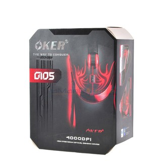 เมาส์ OKER รุ่น G105 GAMING MOUSE MACRO | Shopee Thailand
