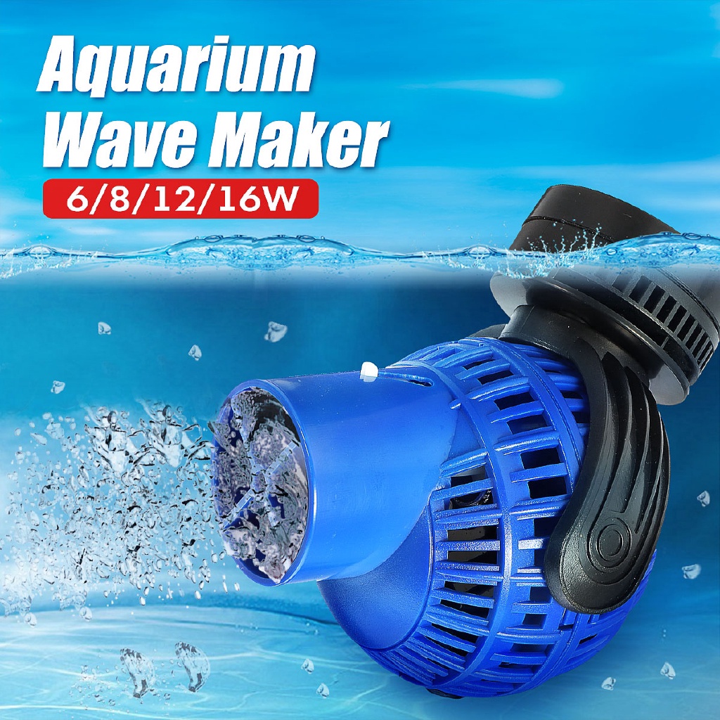 ตู้ปลาตู้ปลา 360 Water Wave Maker ปั๊ม Powerhead ฐานแม่เหล็ก 4000-15000L/H Wave Maker สําหรับ ...