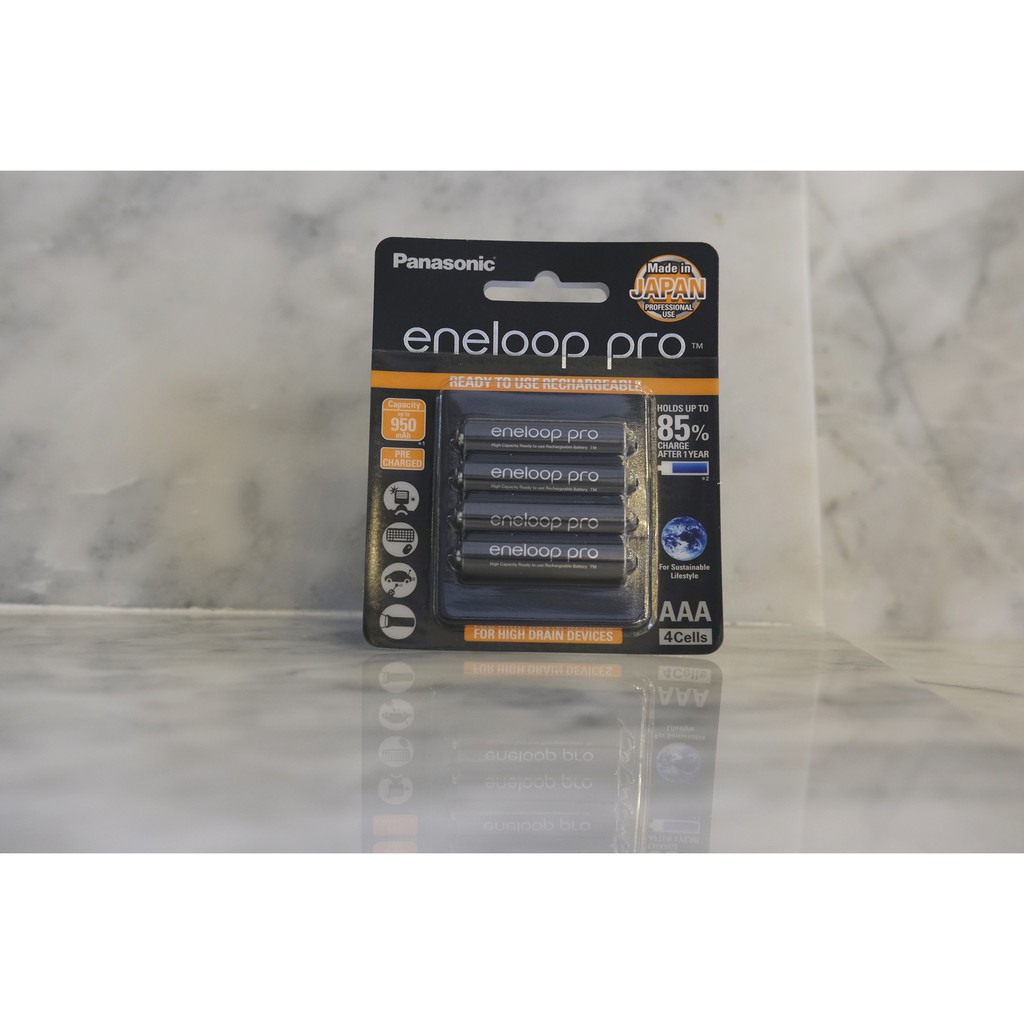 Panasonic Eneloop Pro 950 Mah Rechargeable Battery Aaa แพ็ค 4 ก้อน รุ่น