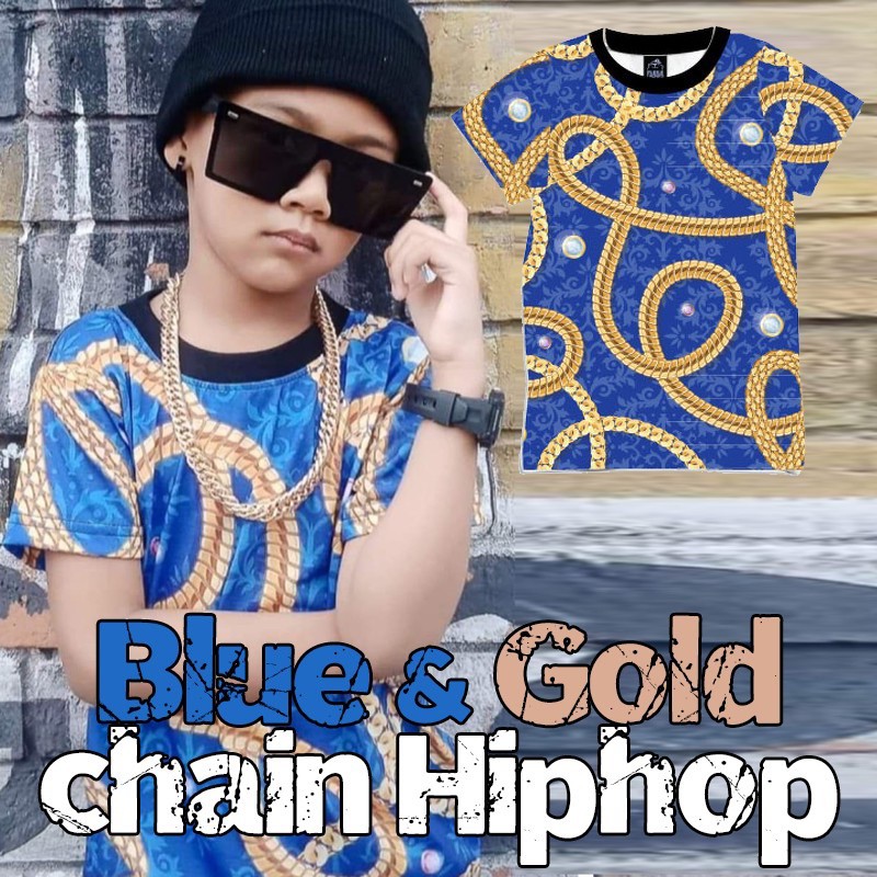 เสื้อเด็ก Blue & Gold chain Hiphop (250฿) กางเกงโซ่ big bang chain (250 ...