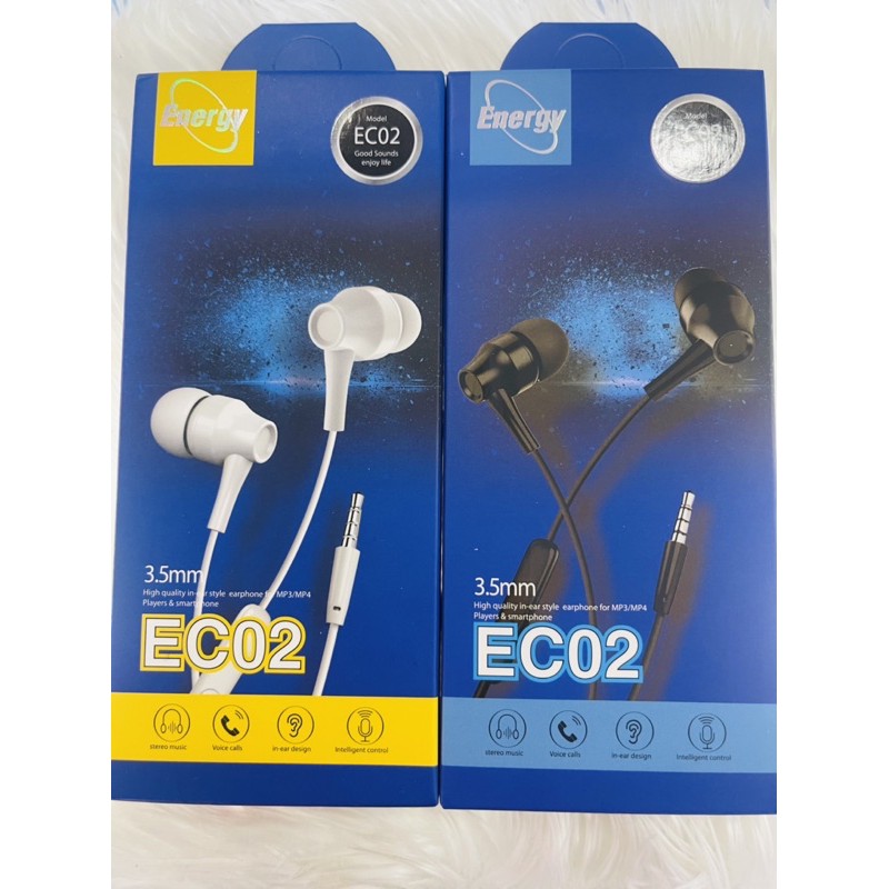 หูฟัง Energy แจ๊คกลม Small talk In-ear EC02 ขนาด 3.5 mm | Shopee Thailand