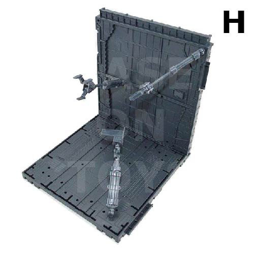 [ฉากโรงซ่อมหุ่น: แบบแยกกล่อง] CG Domain Base Action Base โรงซ่อมกันดั้ม ...