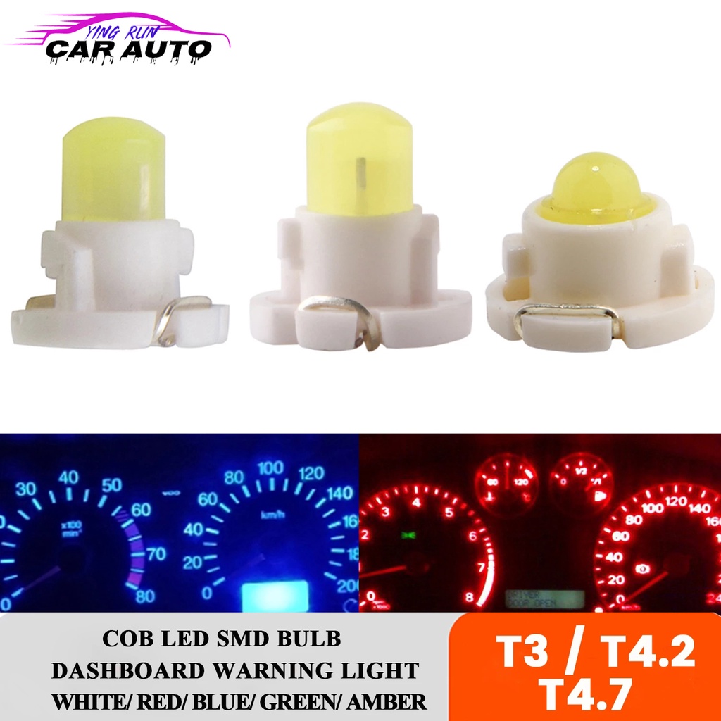T3 T4.2 T4.7 T5 COB SMD F8 Dashboard หลอดไฟ LED แผนที่คําเตือนไฟภายใน ...