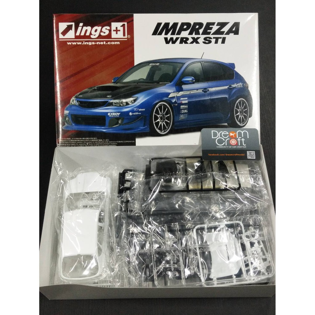 AOSHIMA 1/24 ings GRB IMPREZA WRX STI SUBARU (โมเดลรถยนต์ Model DeamCraft) | Shopee Thailand