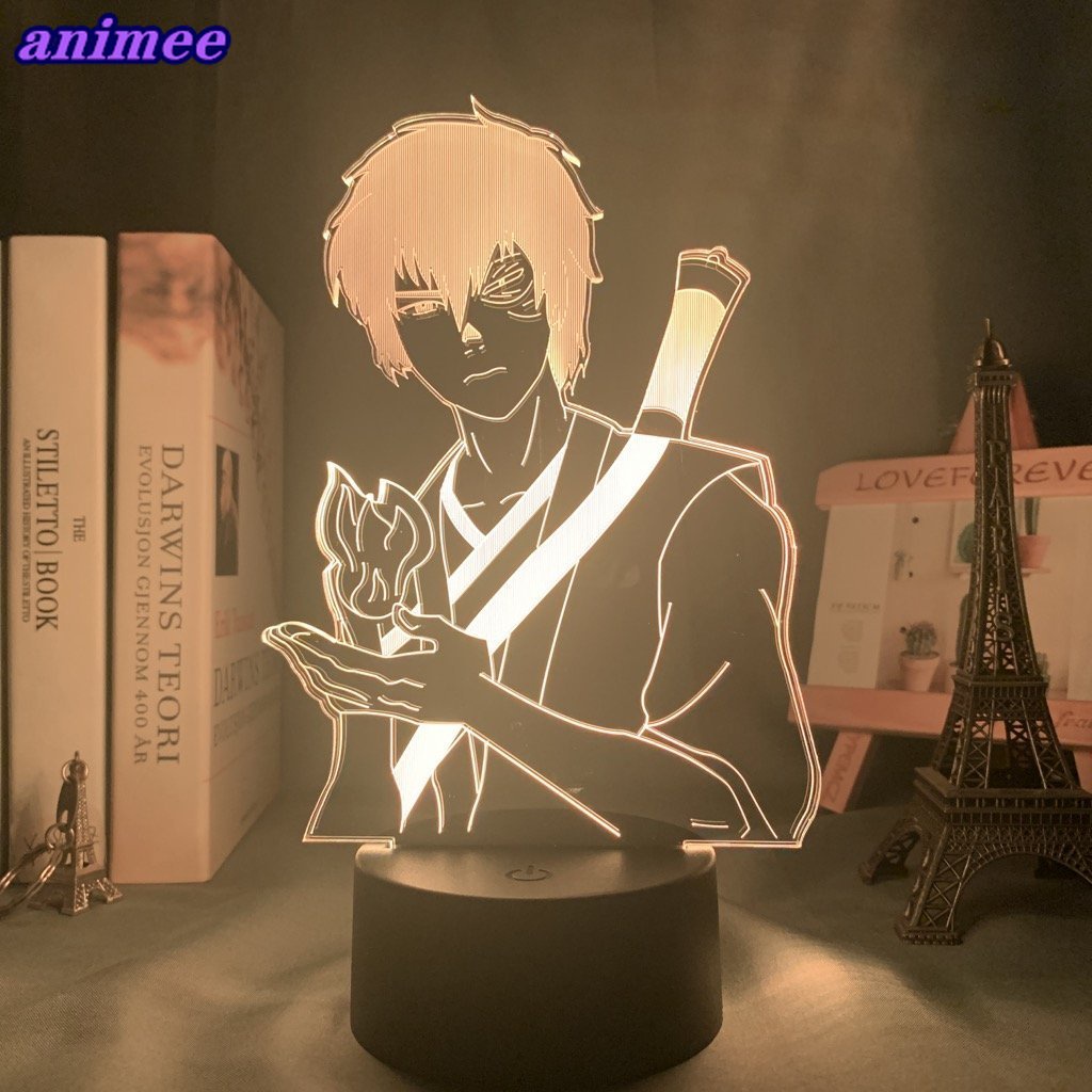 Avatar The Last Airbender อะนิเมะ Night Light Zuko เปลี่ยนสี Touch โคม ...