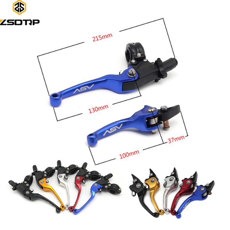 Zsdtrp ก้านเบรกมือจับ อลูมิเนียม ASV สําหรับรถจักรยานยนต์วิบาก 1 ชิ้น ...