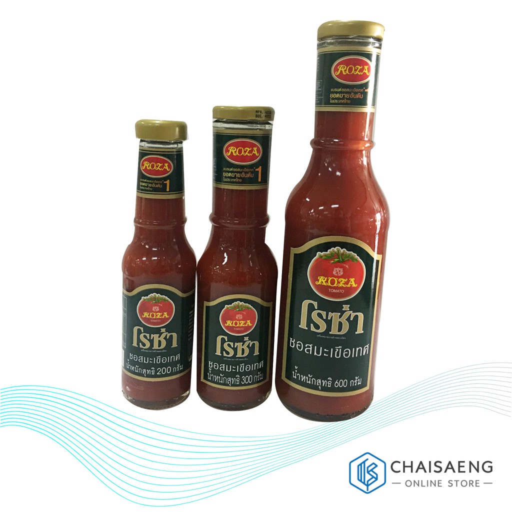 Roza Tomato Ketchup ซอสมะเขือเทศ ตราโรซ่า 200 กรัม / 300 กรัม / 600 ...