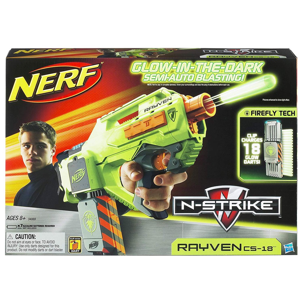 Nerf Gun N-Strike Rayven CS-18 Blaster | Shopee Thailand