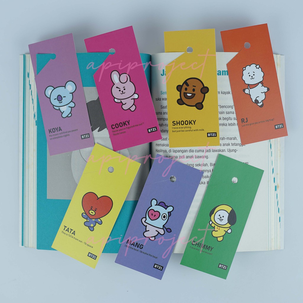 Bt21 BOOKMARK/BOOKMARK VER.1 | Shopee Thailand