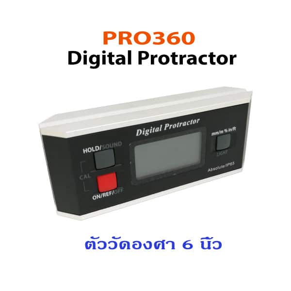 Digital Protractor PRO360(ระดับน้ำ 6 นิ้ว Digital Protractor PRO360 Steel Magnetic 82201B ...