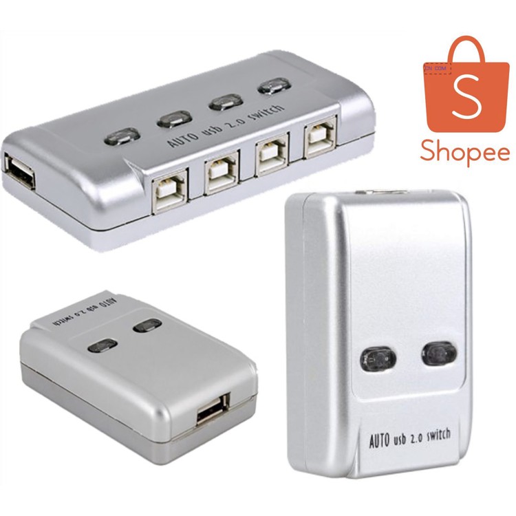 ตัวสลับเครื่องพิมพ์ Printer Switch USB 2.0 Hub Auto Sharing Switch 2 ...