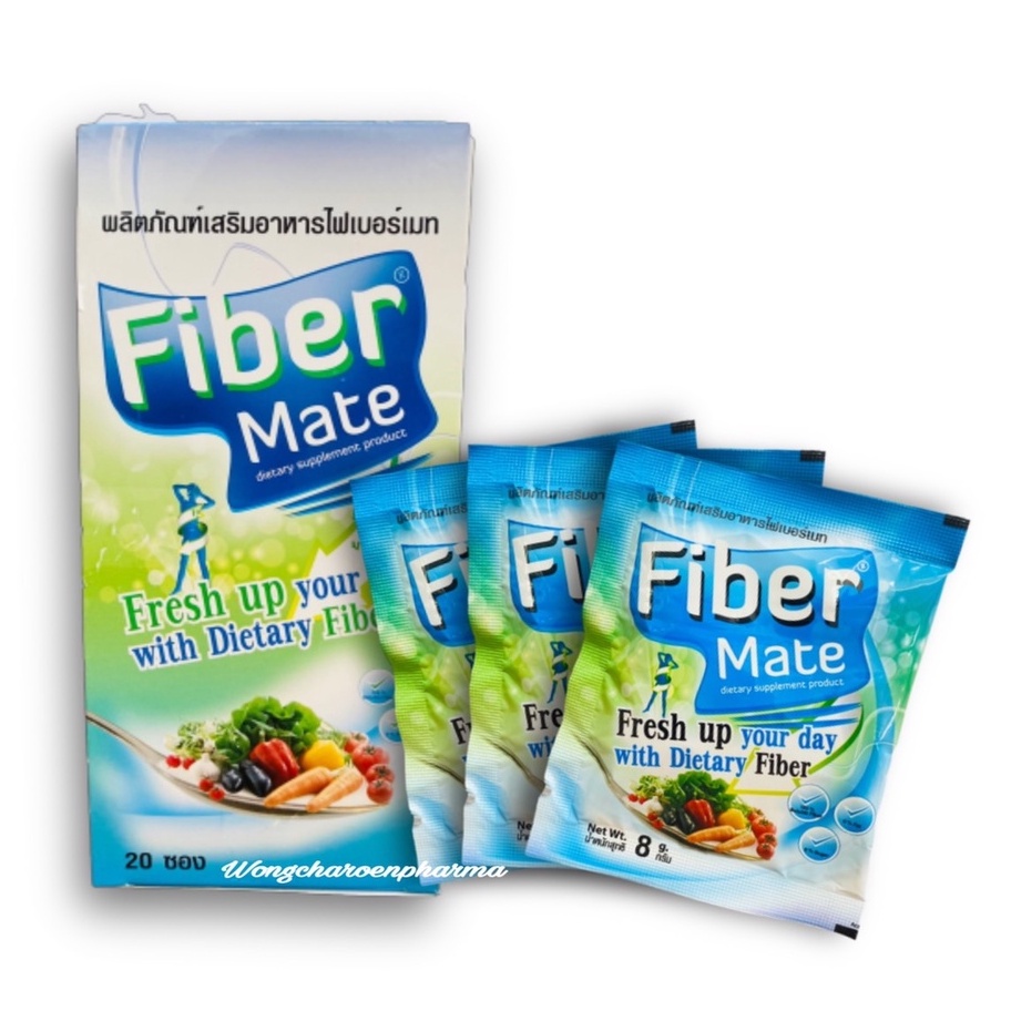 Fiber Mate Soluble Dietary Fiber ผลิตภัณฑ์อาหารเสริมไฟเบอร์เมท | Shopee ...