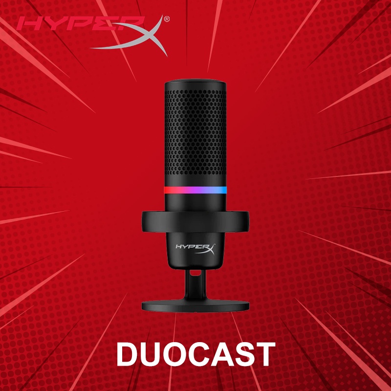 ไมโครโฟน HyperX DuoCast ประกันศูนย์ 2 ปี | Shopee Thailand