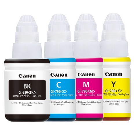 หมึกพิมพ์ Canon GI-790 Original Refill Ink หมึกแท้ no box สำหรับ canon ...