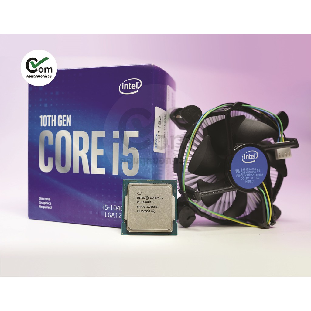 CPU INTEL CORE i5-10400F LGA1200 (GEN10) ของใหม่ 100% มือ 1 ยังไม่แกะ ...