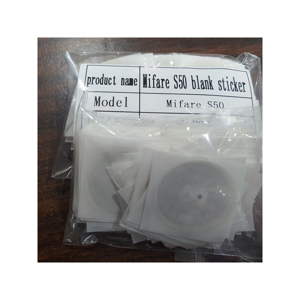 Rfid NFC IC 13.56mhz MIFARE S50 1K Round Sticker เส้นผ่านศูนย์กลาง 25mm ...