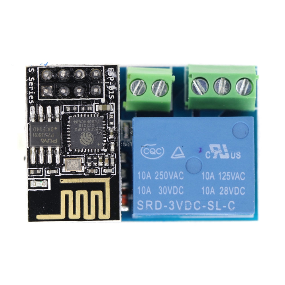 ESP8266 ESP-01S รีเลย์โมดูลรีเลย์ WIFI ซ็อกเก็ตสมาร์ทพลัส ESP-01S ...