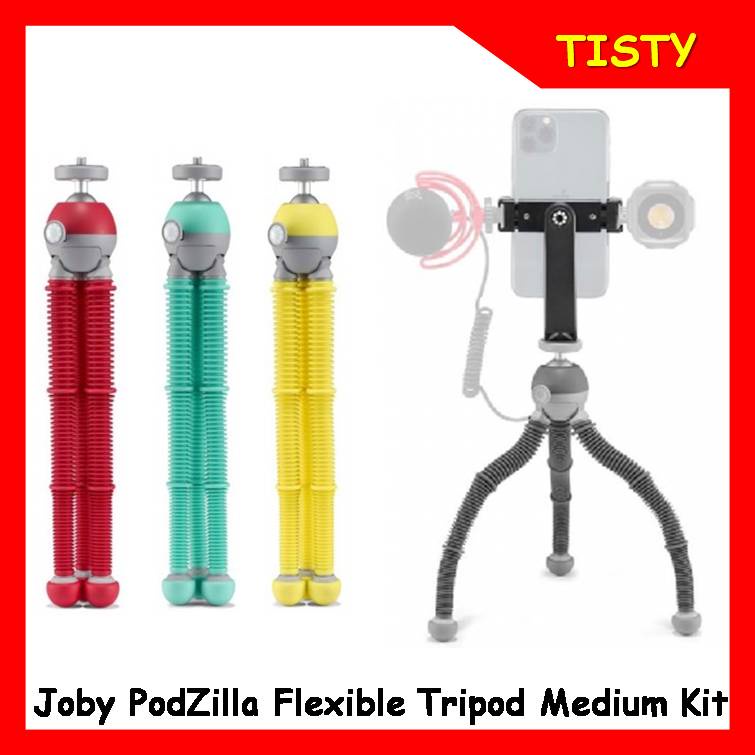 แท้ 100% Joby PodZilla Flexible Tripod Medium Kit ขาตั้งกล้อง รองรับ ...