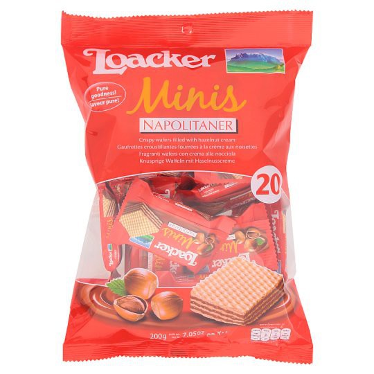 LOACKER MINIS NAPOLITANER ล็อคเกอร์ มินิส์ นาโปลิเทนเนอร์ เวเฟอร์สอดไส้ ...