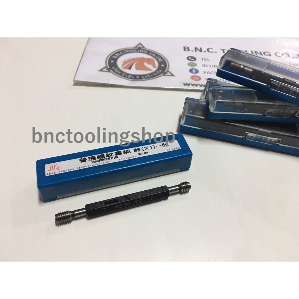 เทรดปลั๊กเกจเหล็กแข็ง SK, JIJ ขนาด M6(x1)-6H, Thread Plug Gauge Steel ...