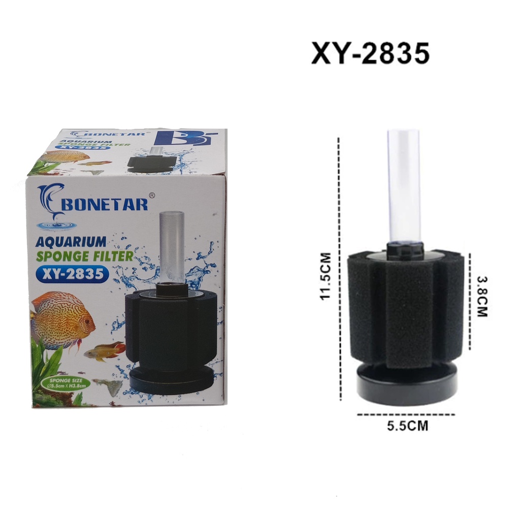 กรองฟองน้ำตู้ปลา ยี่ห้อ Bonetar รุ่น XY-2835/XY-2836/XY-2810/XY-2811/XY-2813/XY-180/XY-380 ...