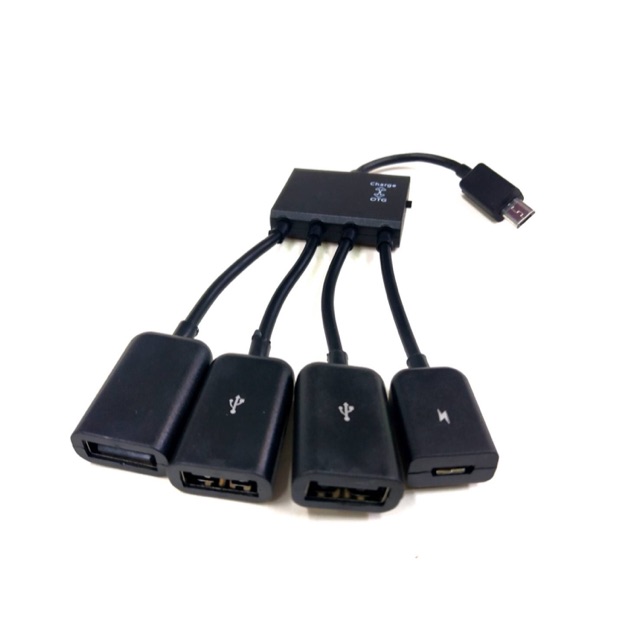 Hub OTG Chargers พร้อม 4 Micro USB Ports สำหรับ Samsung / Android ...