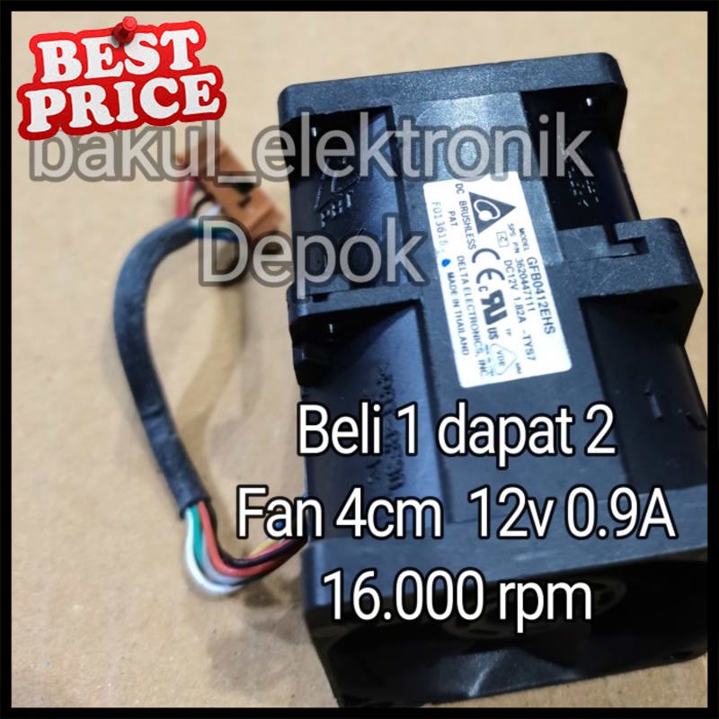 พัดลม 4 ซม. 5v-12v DELTA GFB0412EHS | Shopee Thailand