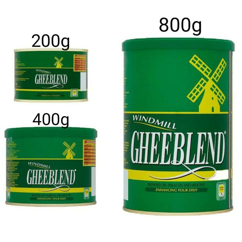 เนยกี (ghee) ตรา Windmill Ghee Blend 400/800GM มี Halal | Shopee Thailand