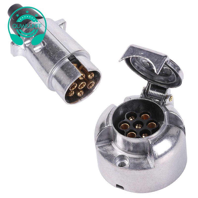 อุปกรณ์เสริมรถพ่วงปลั๊กพ่วง 7 Pin 12 V Rv Sockets Towing 7pin | Shopee ...
