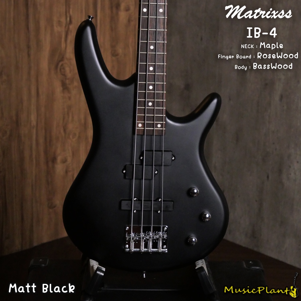 Matrixss Bass เบส เบสไฟฟ้า 4 สาย รุ่น IB-4 พร้อมอุปกรณ์ | Shopee Thailand